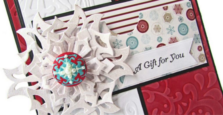 Showcase: Holiday Snowflake Card - The Paper Mill Blog