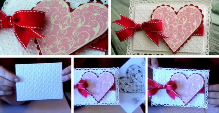 From the Heart: DIY Valentine’s Day Card Crafted with Love - The Paper ...