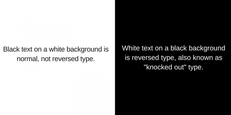 Unlocking the Potential of Reversed Type: Tips for Designers - The ...