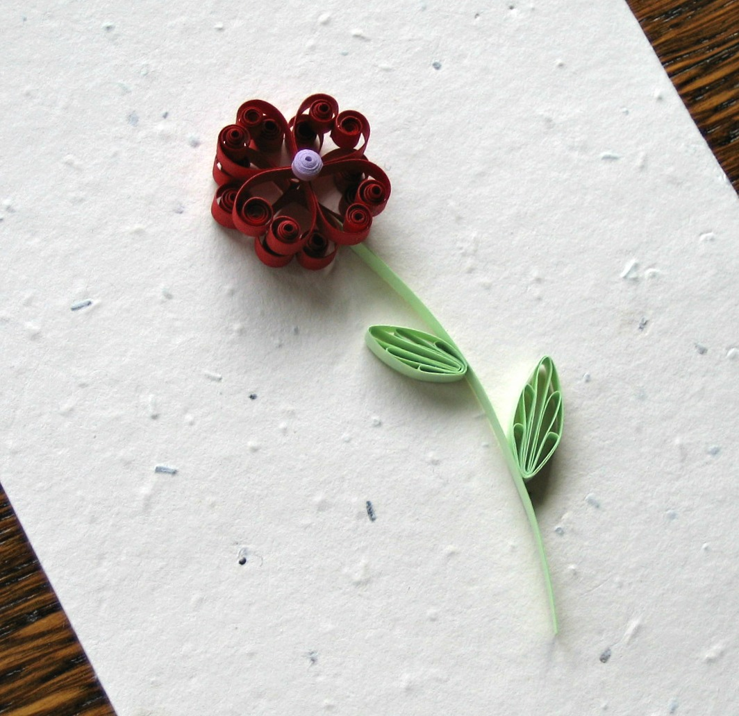 Quilling 101: A Step-by-Step Guide to Crafting a Heart-Scrolled Flower ...
