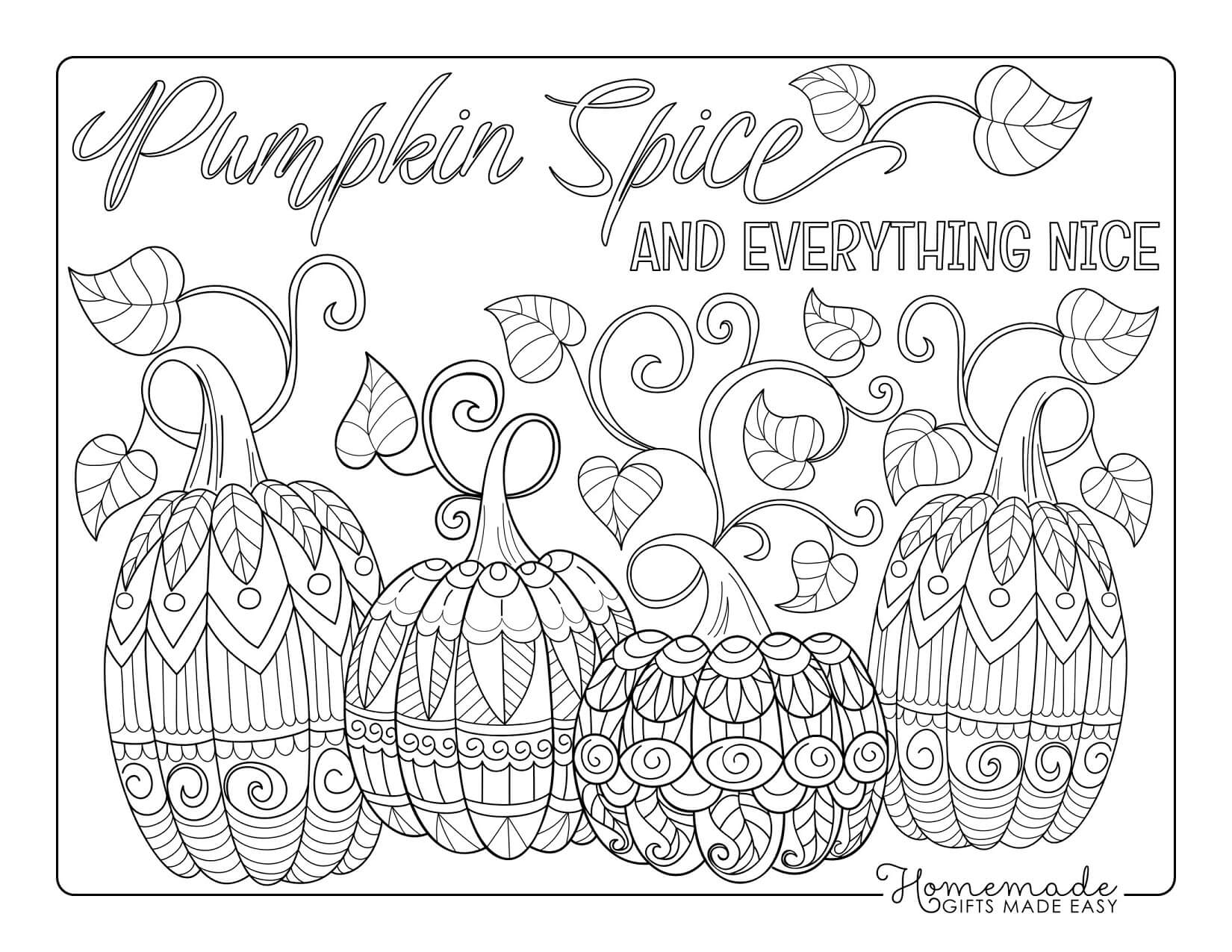 Fall Coloring Pages for Kids & Adults 2023 | Paper Mill Blog