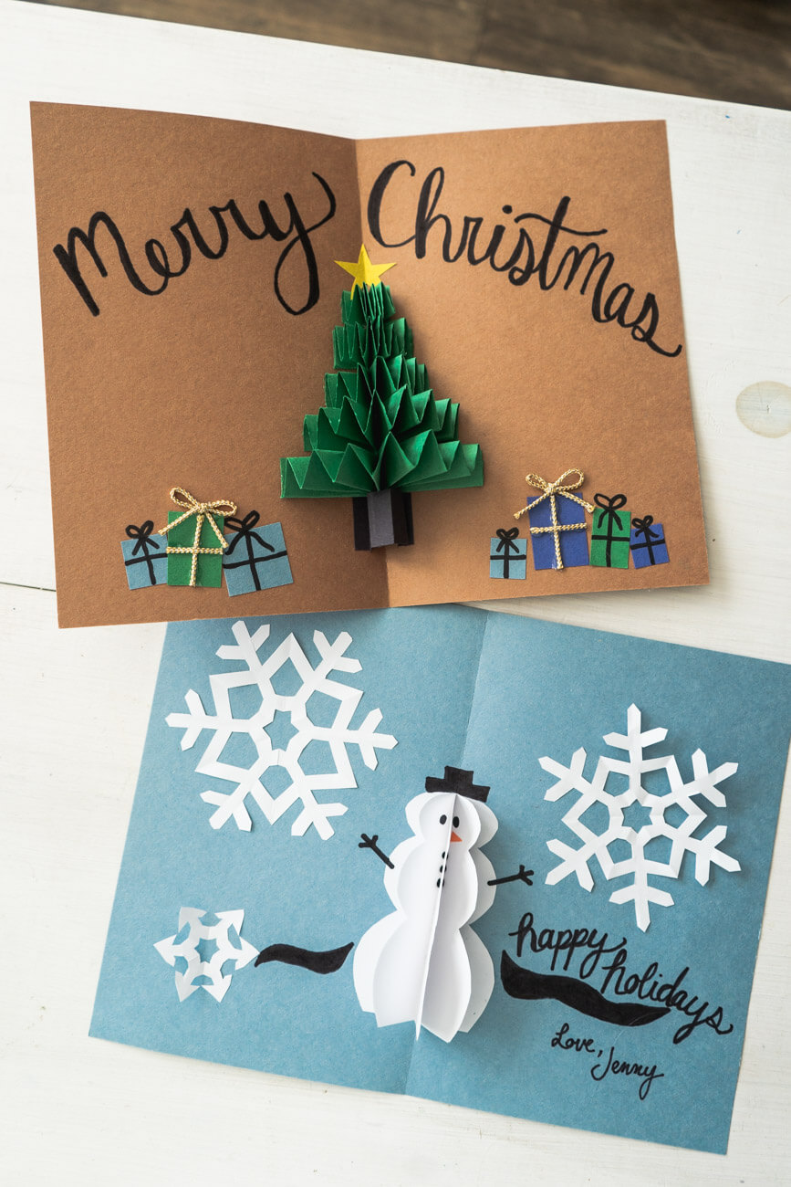 12 DIY Christmas Cards For Kids To Make & Share | The Paper Mill Blog
